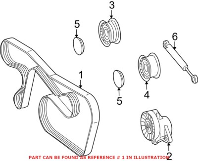 Genuine OEM Serpentine Belt for Mercedes 0039937396 | eBay