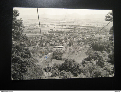 Krusne Hory Krupka Ski Skiing Lift Câble Car Chairlift Cancel Postcard ...