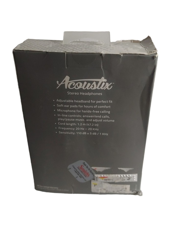 Acoustix Stereo Headphones Audio | eBay