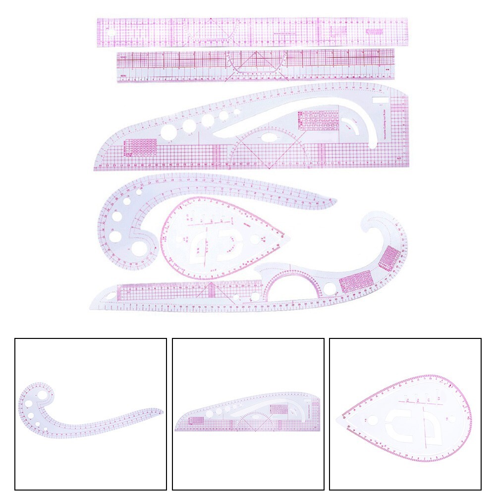 Versatile Measuring Ruler for Tailoring and Embroidery DIY Craft ...
