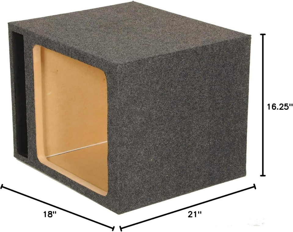 HD115 15" Single Heavy Duty Vented Square Subwoofer Sub Enclosure Box ...