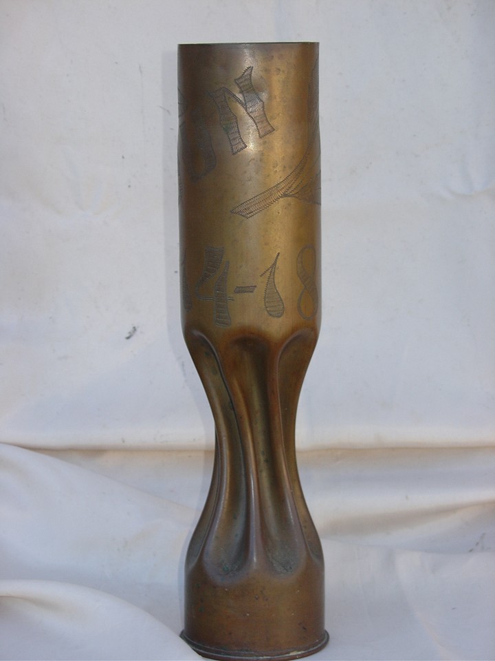 WWI1 world war one Battle of Verdun artillery shell trench art 100th ...
