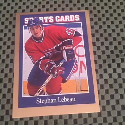 1992 Allan Kaye's Sports Cards News Magazine #97 Stephan Lebeau ...
