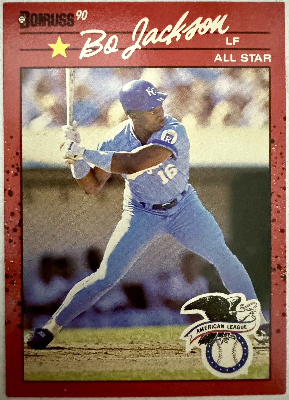 ULTRA RARE- 1990 Donruss Bo Jackson #650 Baseball Card-2 Errors! no ...