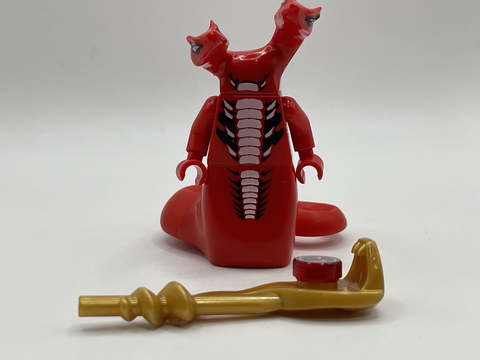 Lego Ninjago Fangtom Minifigure 2 Headed Snake njo049 9445 Red Rare | eBay