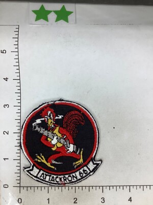 VINTAGE US NAVY ATTACKRON 65 SQUADRON PATCH | eBay
