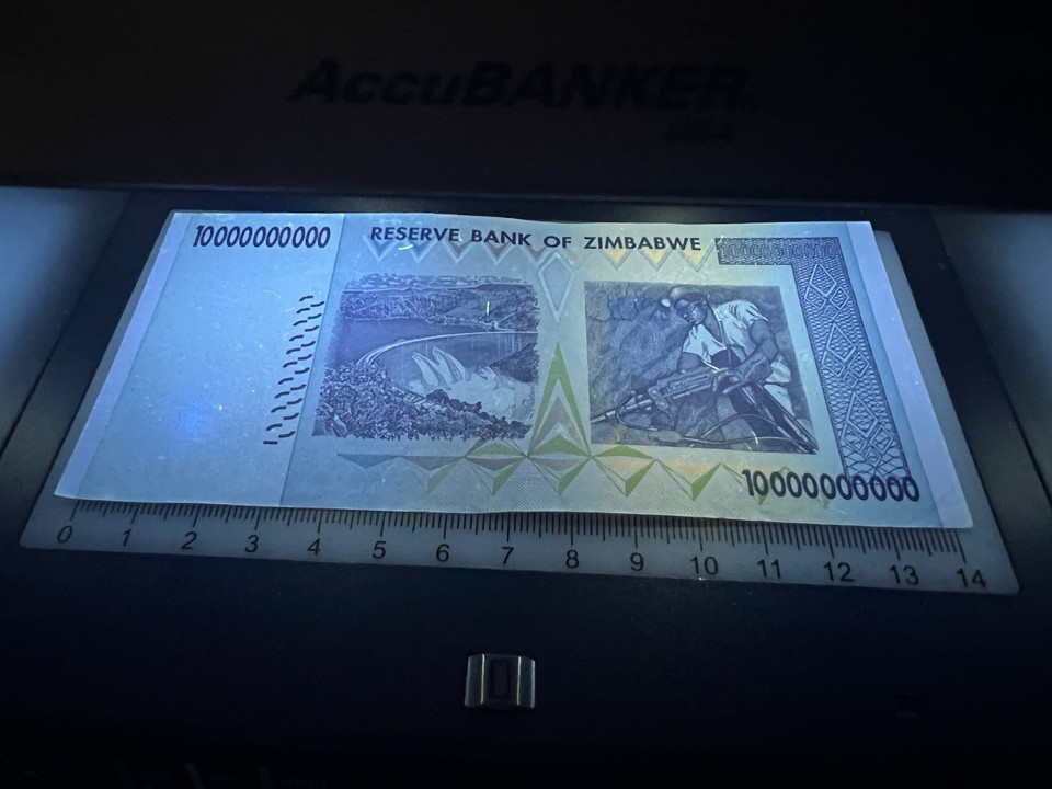 10x Zimbabwe 10 Billion Dollar Bill Banknote Paper Money World Currency ...