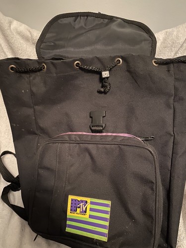 Vintage MTV Music Television Black Case Bag Adjustable | eBay