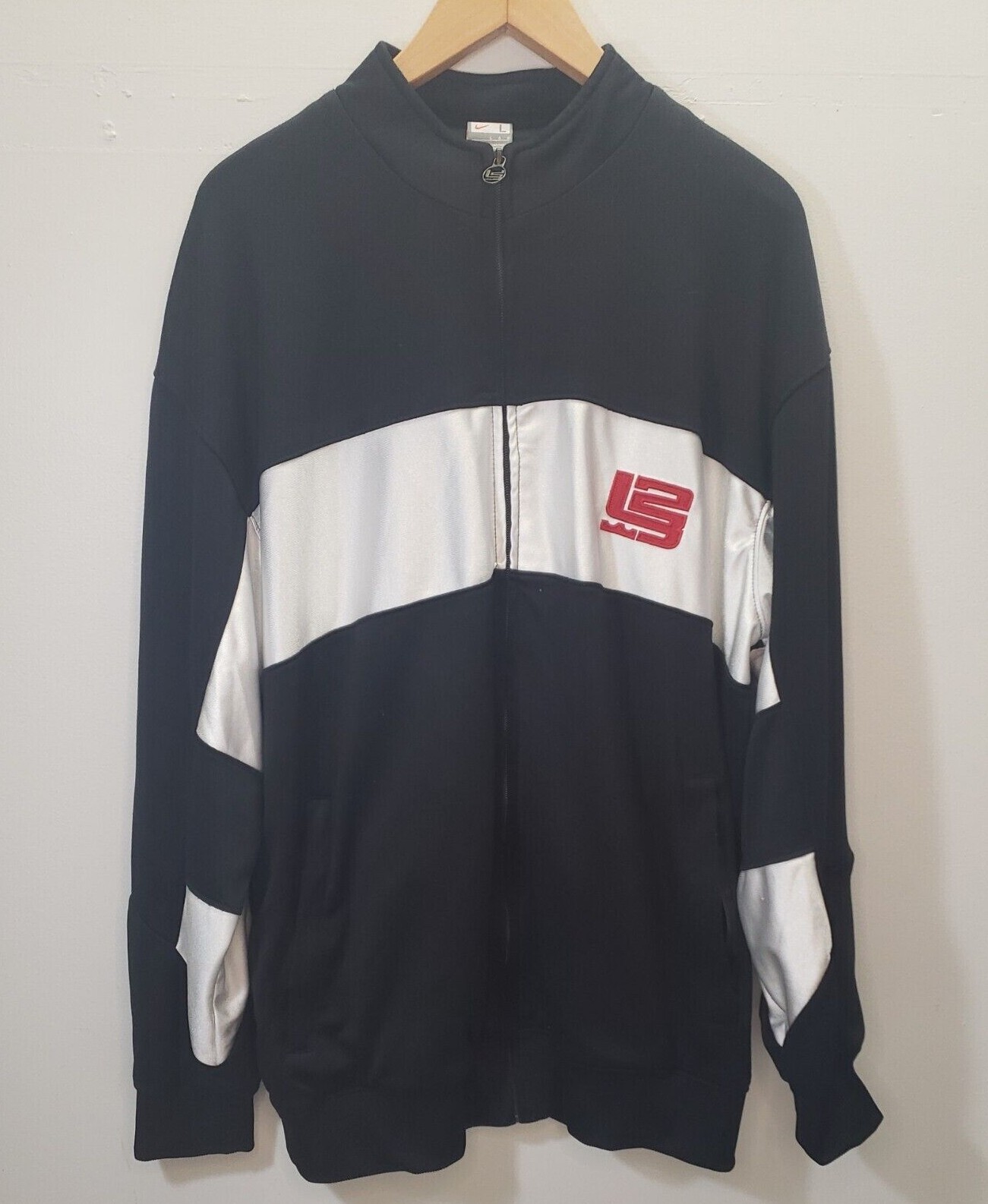 Vintage Nike LeBron James Warm Up Track Jacket Size L… - Gem