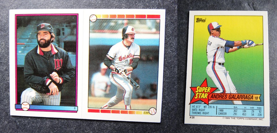 1989 Topps Stickers Baseball Cards Complete Your Set U Pick From List 1 ...