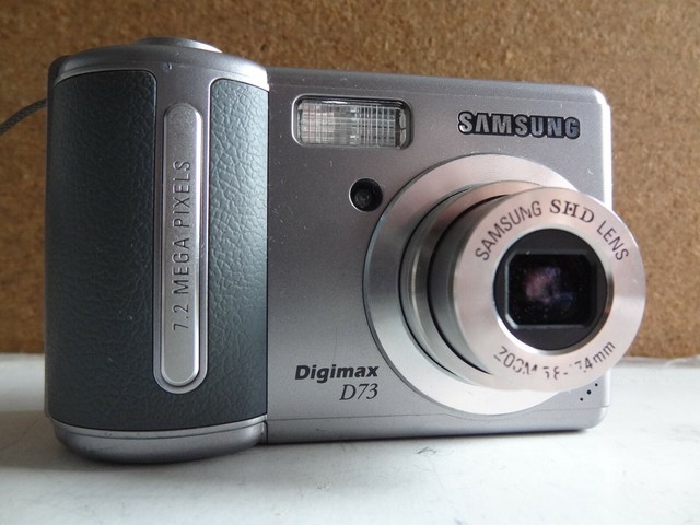 Samsung Digimax D73 7.2MP Digital Camera - Silver for sale online | eBay