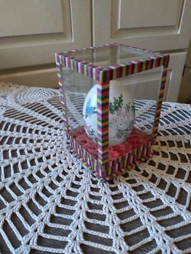 VINTAGE EGG SHELL HAND PAINTED BIRDS & FLORALS IN SHANGHAI CHINA BOUGHT ...