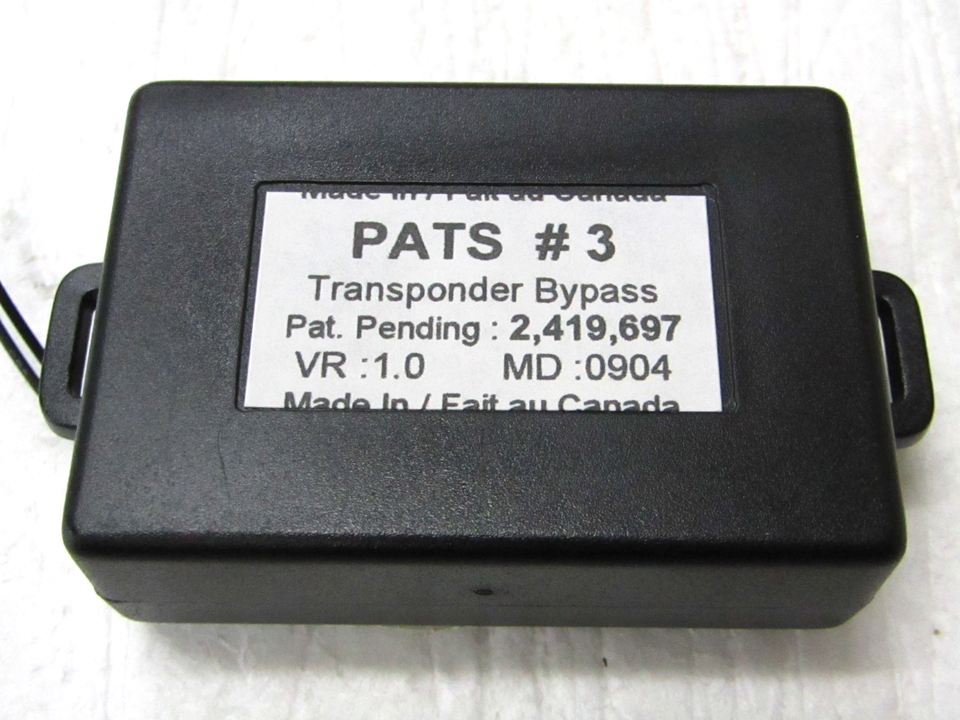 Ford Pats Transceiver Ring Bypass