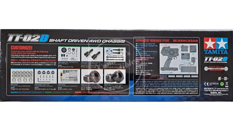 Tamiya RC Plasma Edge II 1/10 4WD Buggy Kit - TT-02B Chassis 58630 | eBay