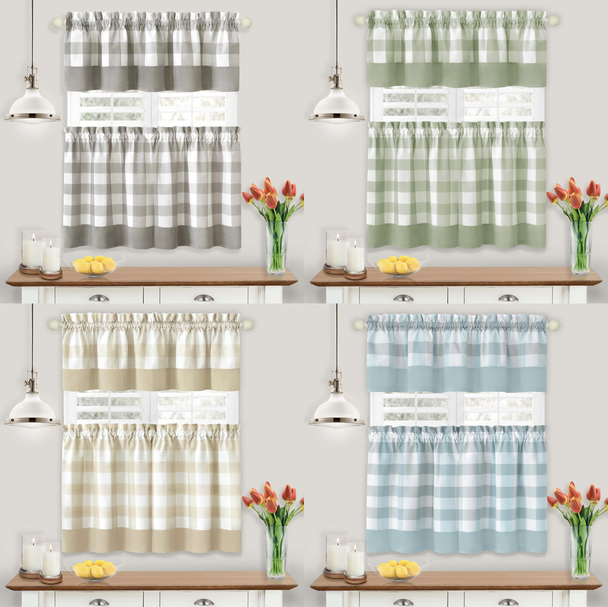 Country Cottage Kitchen Curtains