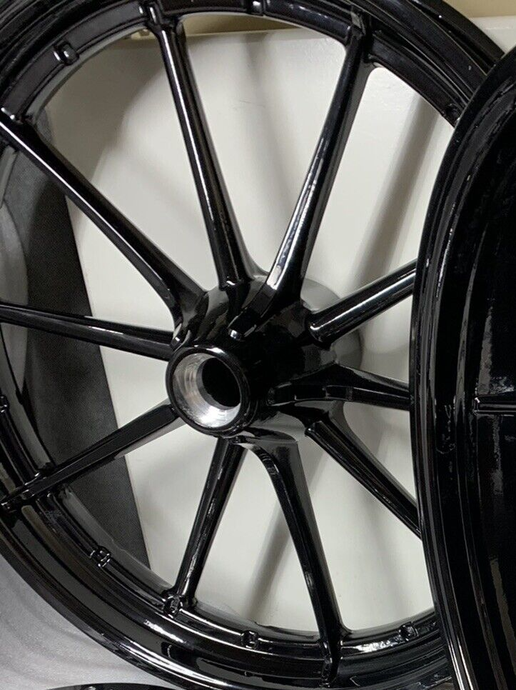 Harley FRONT Breakout Softail FXSB Mag Wheel 2013-23 CUSTOM BLACK RIM ...