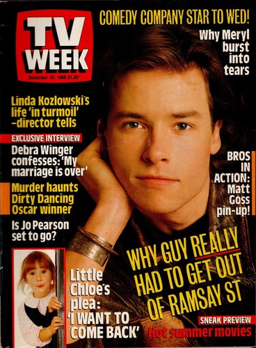 TV Week - Nov. 19, 1988 - Guy Pearce, Debra Winder, Bros + Linda ...