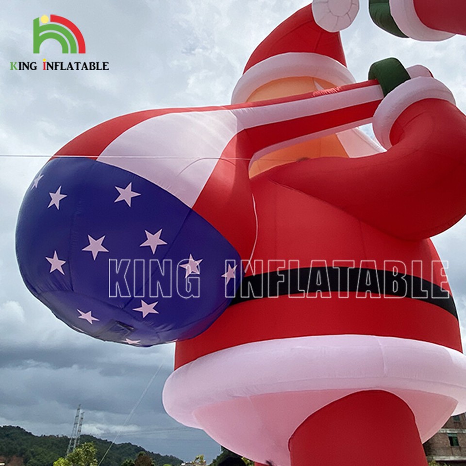 20FT 26FT 33FT Giant Inflatable Santa Claus Fit Outdoor Christmas ...
