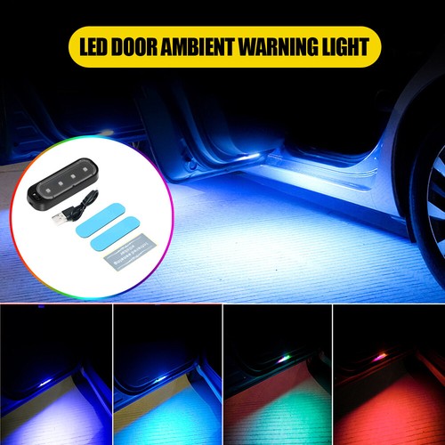 Multicolor Car Accessories Door Edge Warning Light Wireless Atmosphere ...