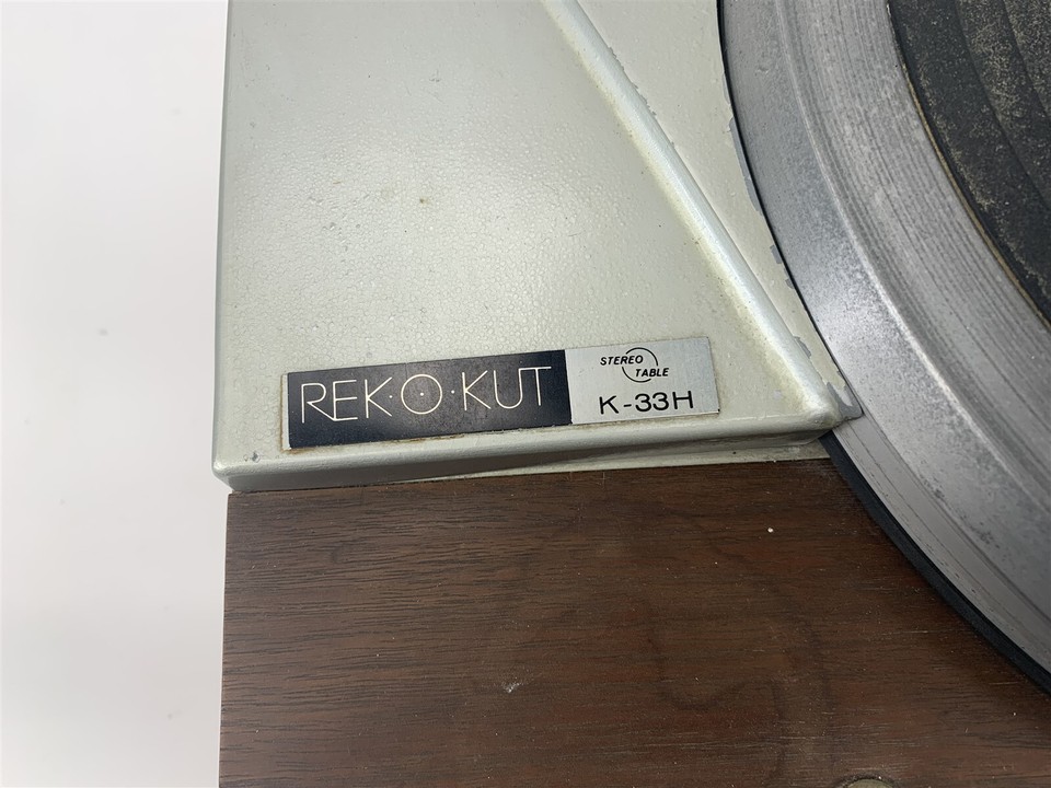 Rek-O-Kut K-33H Stereo Table Turntable with Gerrard Platter Mat | eBay