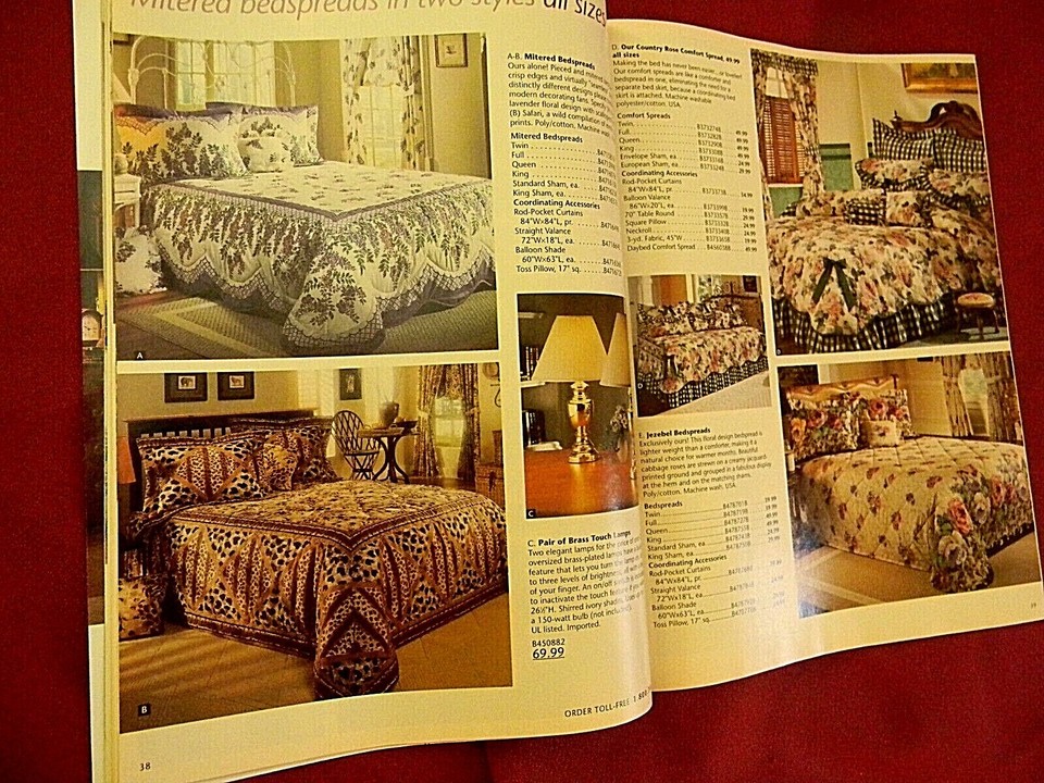 Vintage Domestications 95 page illustrated 1997 home goods catalog | eBay