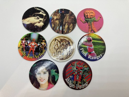 Lot De 8 POG Power Rangers Avimage World FLIP POG'S POGS Fédération ...