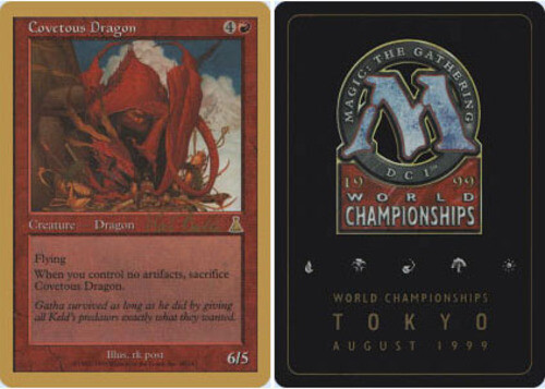 Covetous Dragon - Kai Budde - 1999 ~ Near Mint World Championship J MTG ...