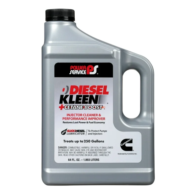2 PACK Power Service Diesel Kleen + Cetane Boost 64-oz 6/1 Per Case | eBay