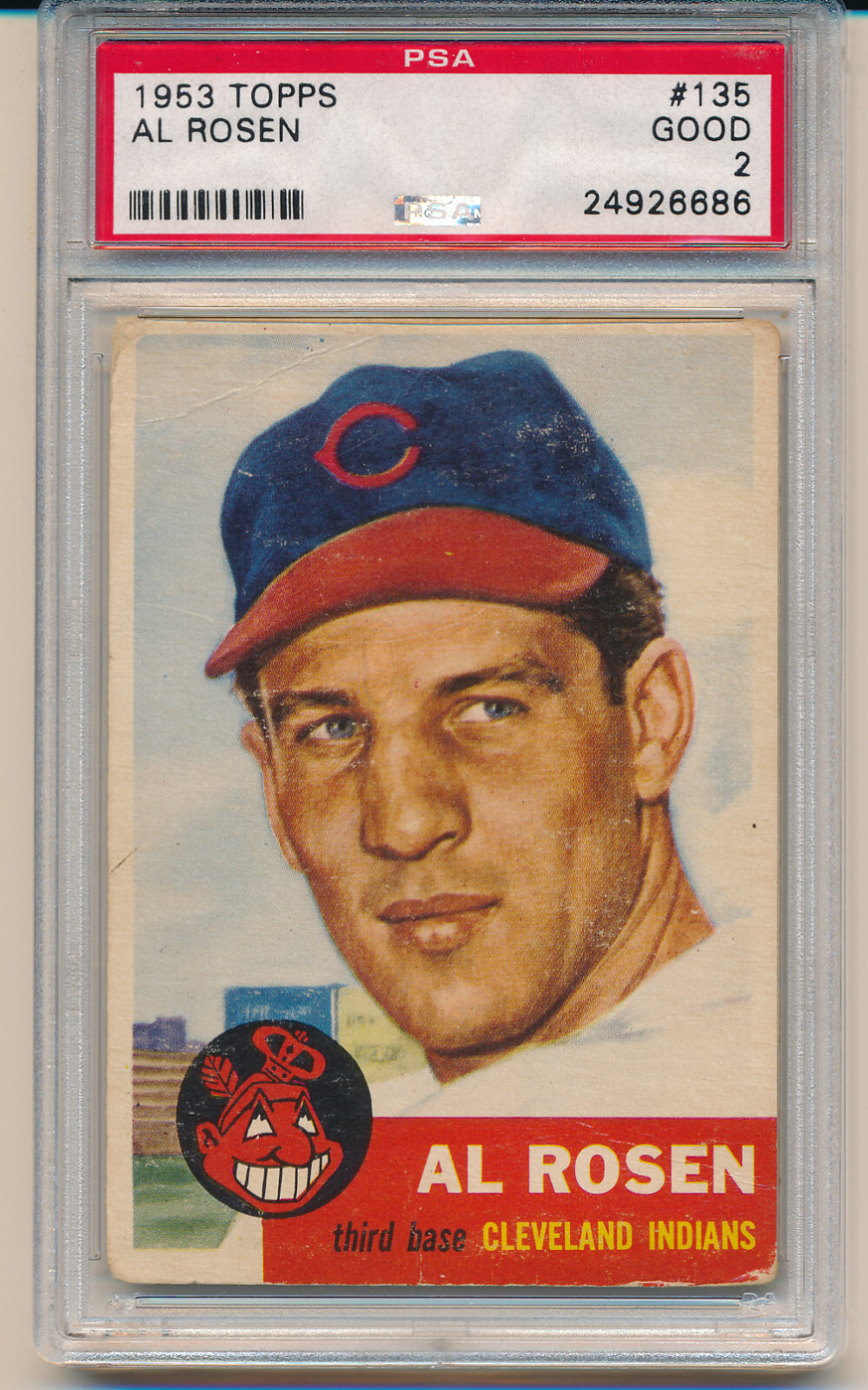 1953 Topps Al Rosen (Double Print) (#135) PSA2 PSA (No Offers) | eBay