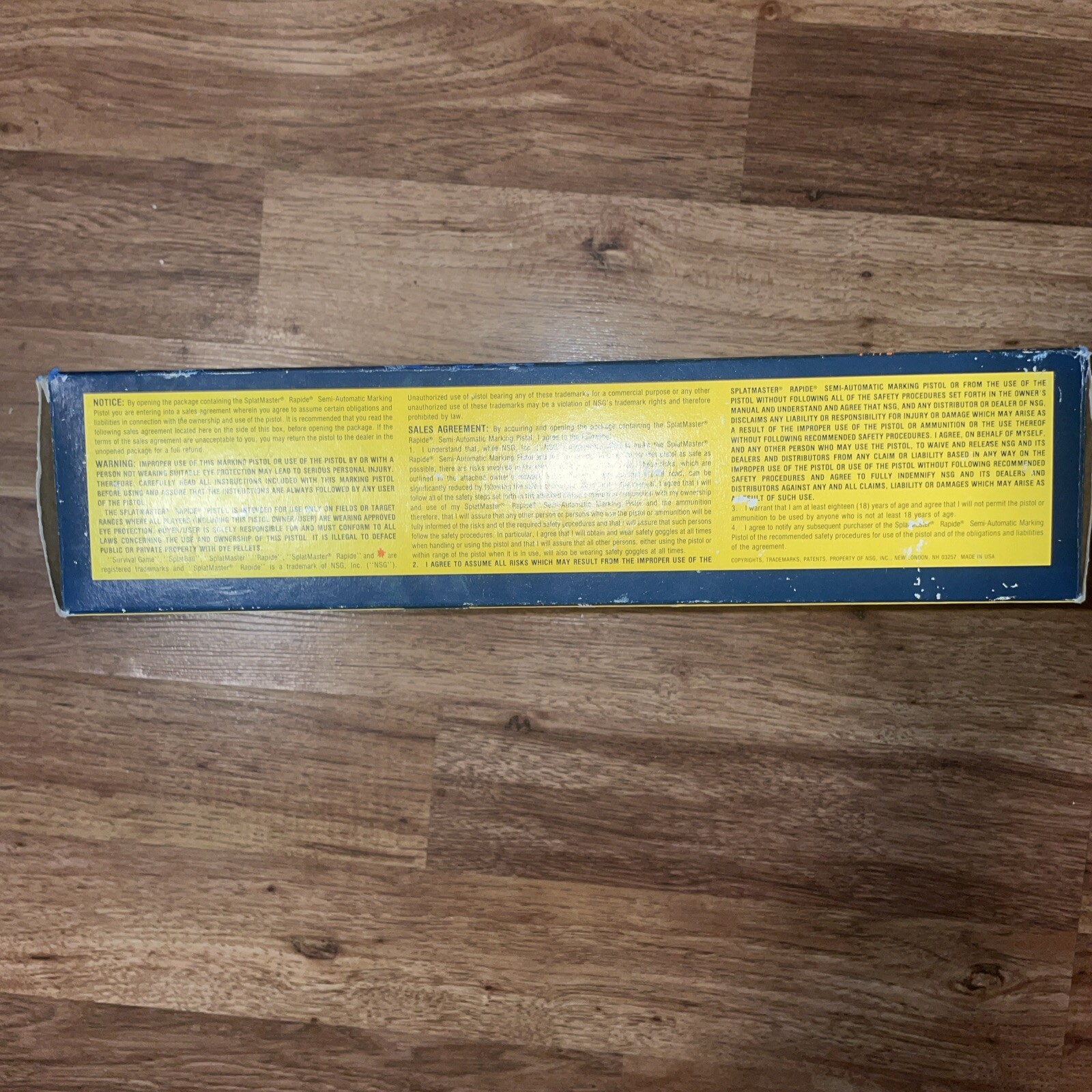 Vintage NSG Splatmaster RAPIDE Paintball Marker Pistol for sale online ...