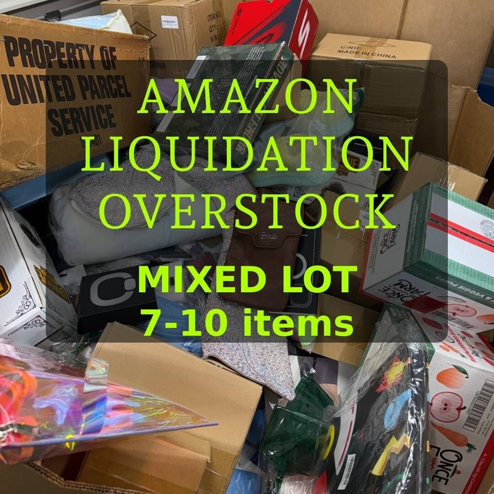 Amazon Overstock AMZ and TGT Liquidation Wholesale Mixed Lot Reseller ...