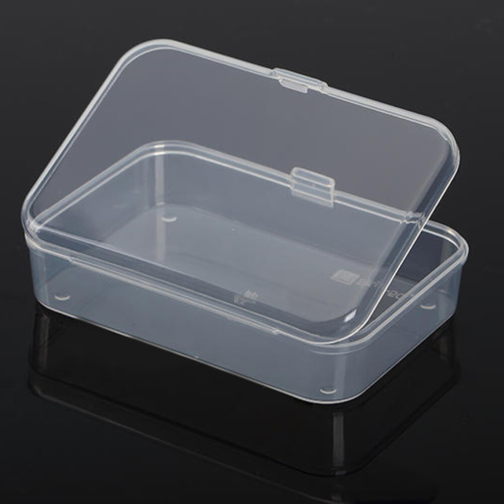 Plastic Clear Transparent Storage Box Organizer Holder Case Container ...