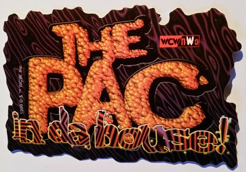THE PAC-NWO/WCW-Wrestling--NEW--Prismatic Vending Machine Sticker (#72 ...