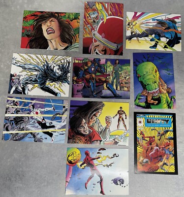 VALIANT UNITY 10 CARD PROMO LOT (1992 COMIC IMAGES) EXCELLENT CONDITION ...