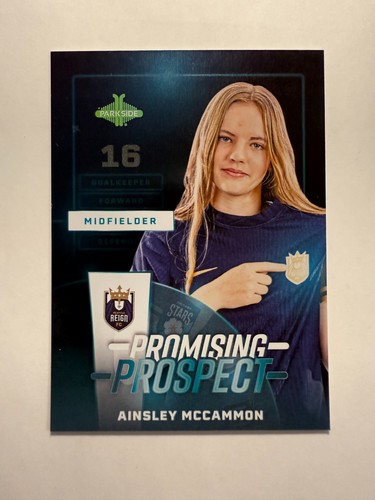 Ainsley Mccammon 2025 Seattle #PP-2 Parkside Vol. 1 NWSL Card Promising ...