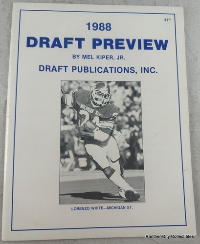 1988 Mel Kiper Draft Report NFL Football Tim Brown Sterling Sharpe | eBay