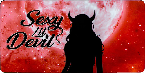 Sexy Lil Devil Photo License Plate 760939901273| eBay
