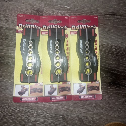 3 Drill Block Handheld Drill Guide, Centerlines Accurate Alignment ...