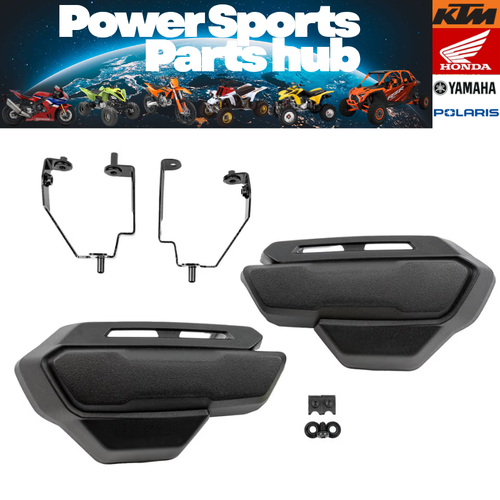 NEW GENUINE YAMAHA ZUMA 125 SCOOTER HAND GUARD KIT BLACK BJC-F85F0-V0 ...