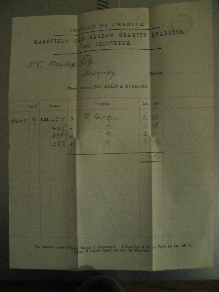 GB Victoria Invoice 1/2d Pl12 To Peterborough 1875.. | eBay UK