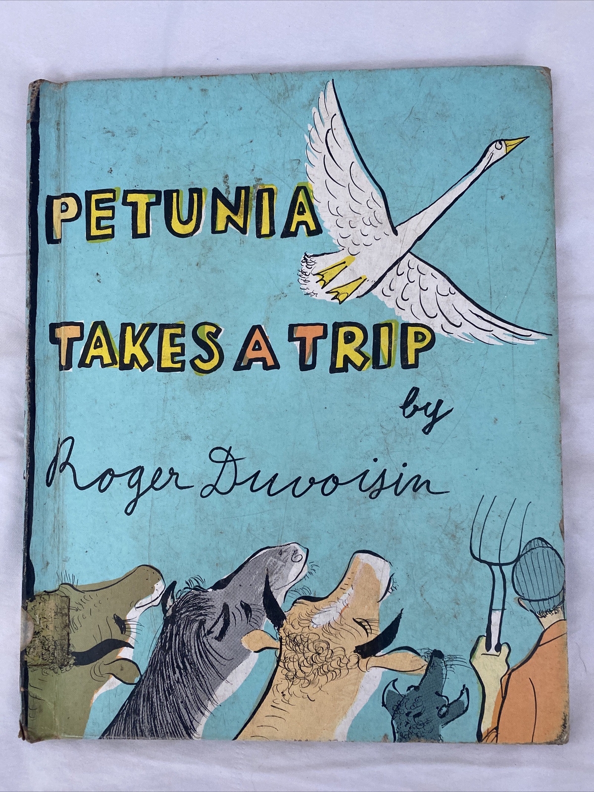Vintage Petunia Takes A Trip By Roger Duvoisin - 1953 - Hardcover Book ...