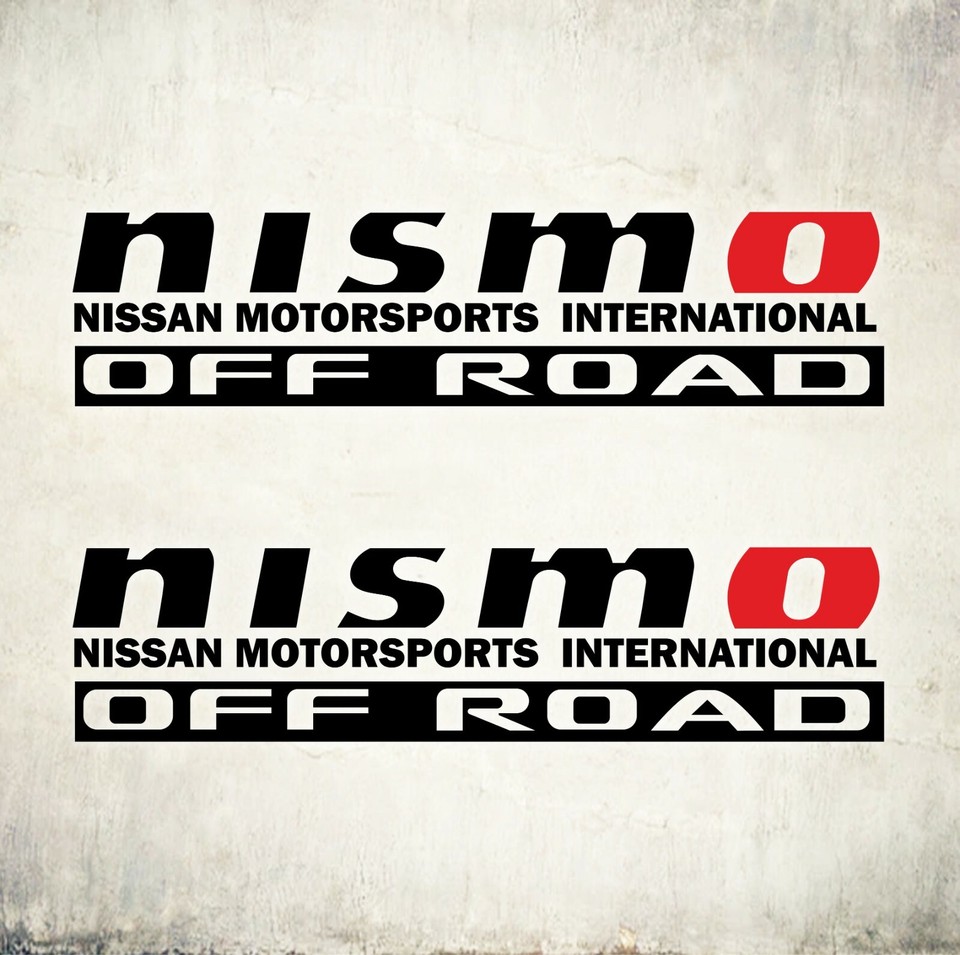 NISMO OFF ROAD Decals Stickers, Graphics Set Cut | eBay