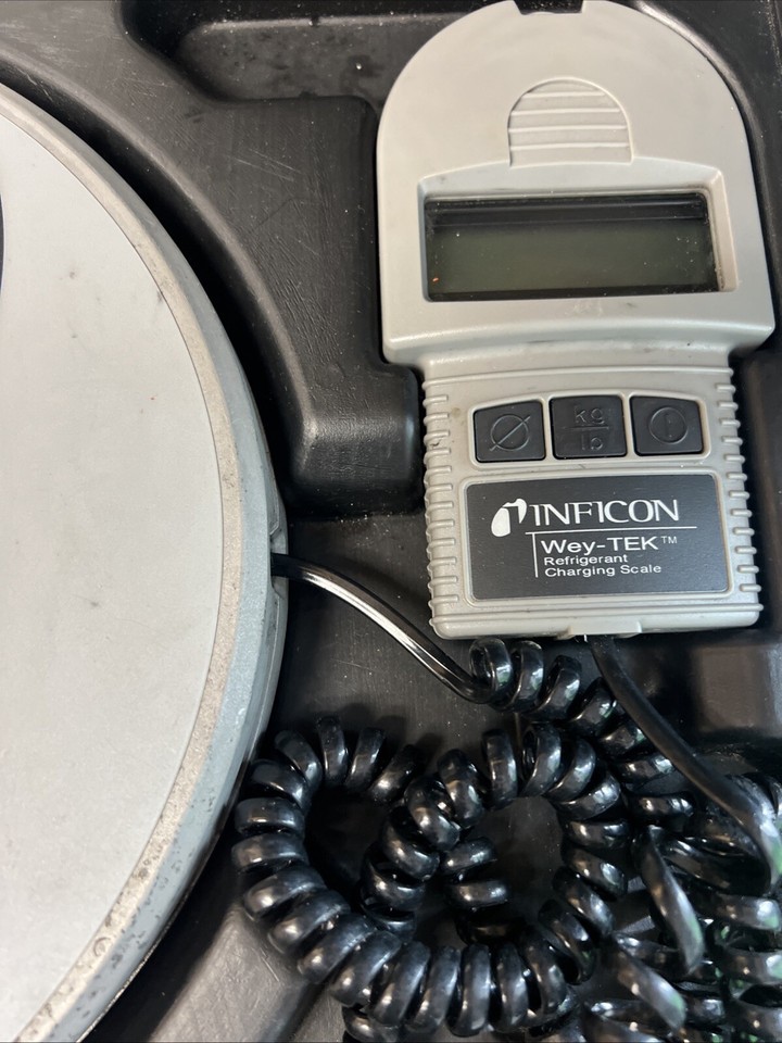 INFICON Wey-Tek HVAC Refrigerant Charging Scale w/Case | eBay