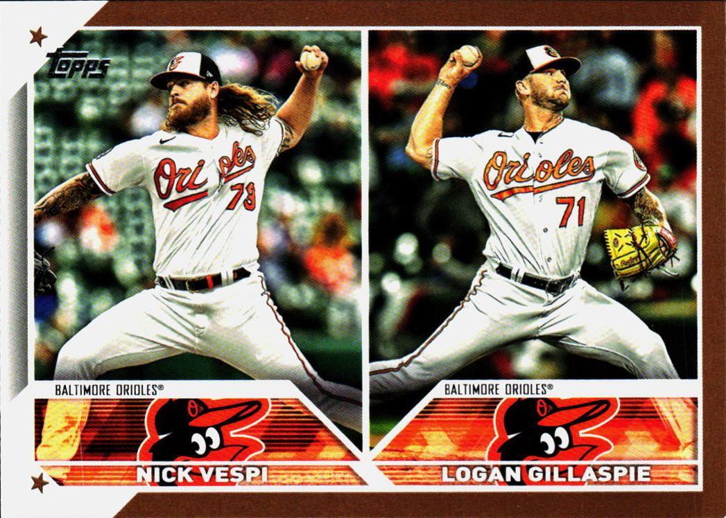 2023 Topps Update Series - Rookie Combos Nick Vespi, Logan Gillaspie # ...