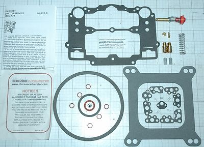 1963-64 CARB KIT - MOPAR - CARTER AFB 4 BARREL DUAL QUADS 2X4'S 3447S ...
