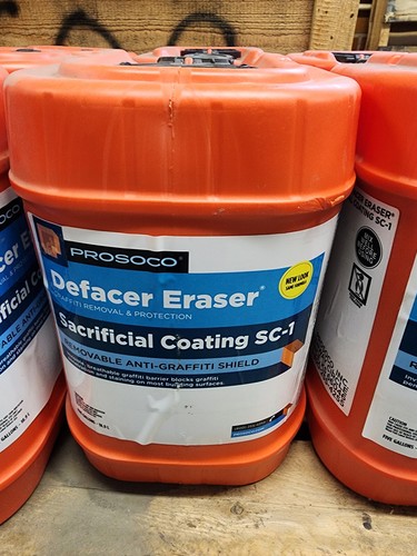 Prosoco Sacrificial Coating SC-1, Removable Anti-Graffiti Shield, 5 ...