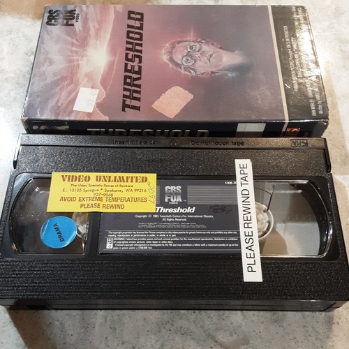 Threshold Vhs (1983) Sci-Fi Donald Sutherland Very Rare Oop | eBay