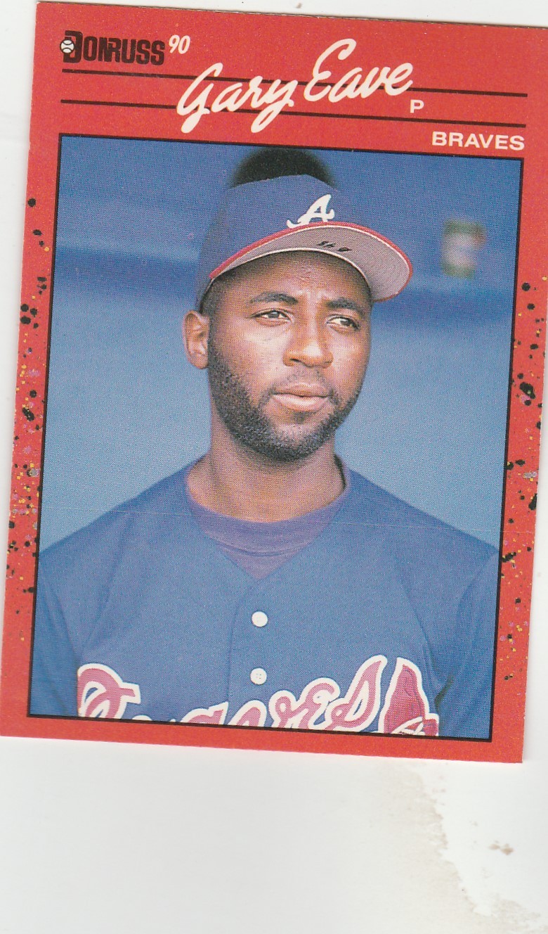 FREE SHIPPING-MINT-1990 Donruss #713 Gary Eave BRAVES | eBay