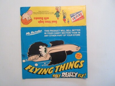 Bazooka bubble gum Flying Things box | eBay