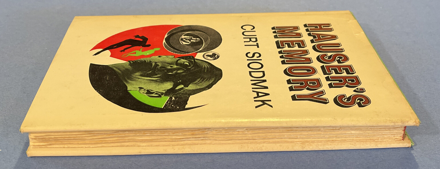 HAUSER'S MEMORY by Curt Siodmak 1968 Vintage Book Club Edition ...